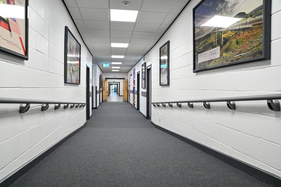 Academy Enhances Corridors with the Help of Yeoman Shield | Building ...