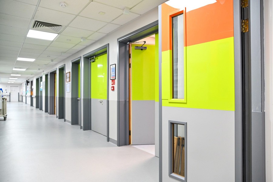Colourful, Practical Door Protection for Radiology Department ...
