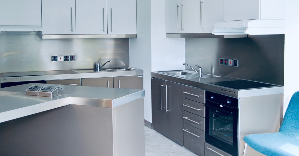 Durable and stylish prebuilt compact kitchens for easy installation ...