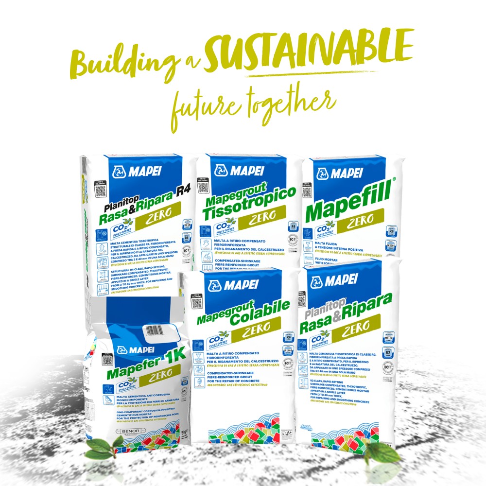 MAPEI ZERO LINE: PORTFOLIO EXTENDED TO PRODUCTS FOR THE BUILDING SECTOR ...