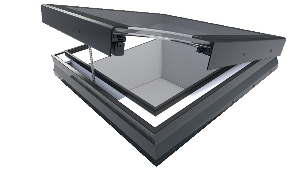 Whitesales electric opening flat glass rooflight | Building Specification