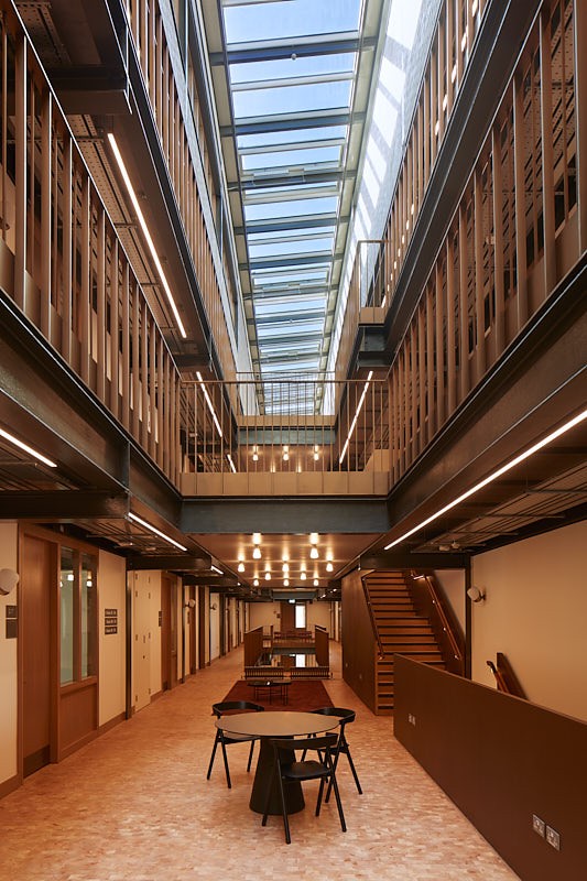 Excellent performance LAMILUX atrium glass roof installed at Cremer ...