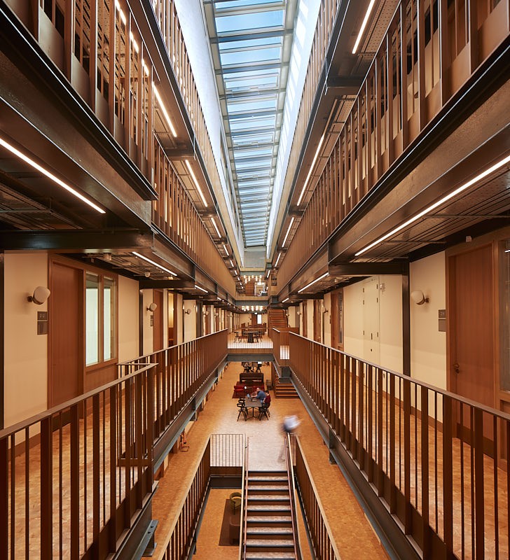 Excellent performance LAMILUX atrium glass roof installed at Cremer ...