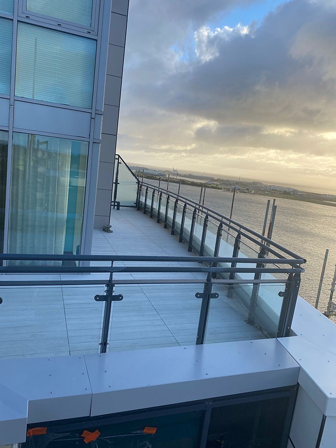 MetalPad EX supports strong, fire-safe balcony installations | Building ...